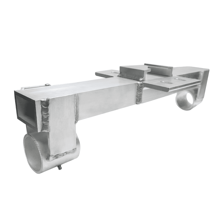 Aluminum Dual Pipe Support for Aluminum Beams | BH-USA