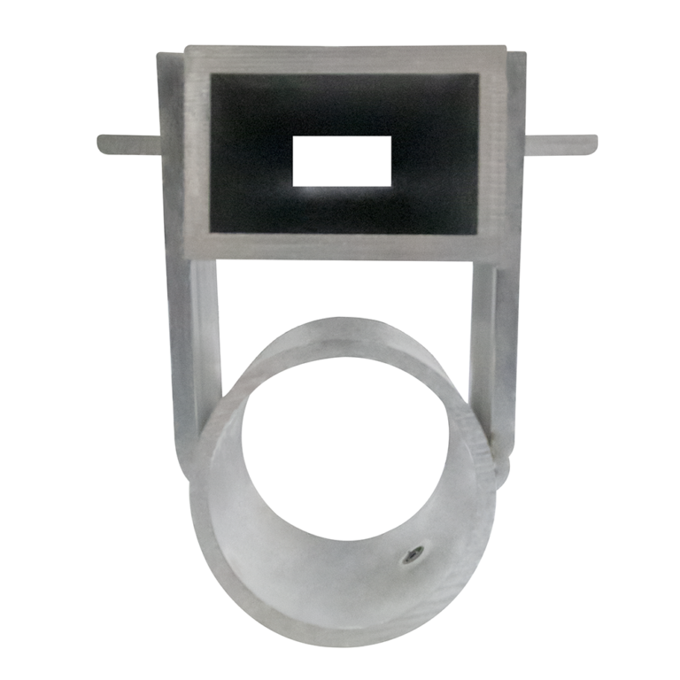 Aluminum Dual Pipe Support for Aluminum Beams | BH-USA