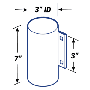 3 in. Outside Pipe Holder | BH-USA