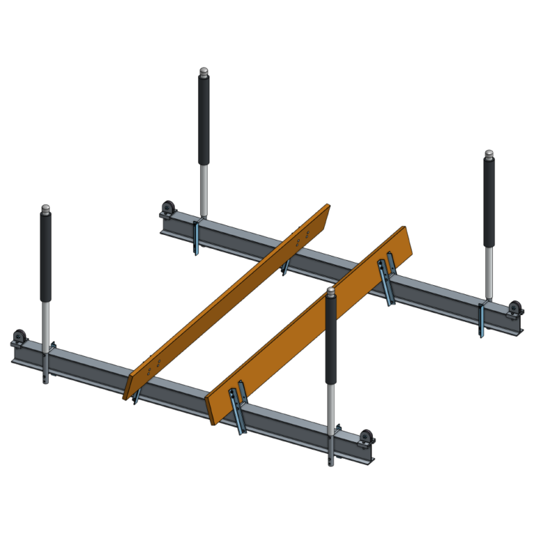 13,000 lb. Aluminum V-Hull Outboard Boat Cradle | BH-USA