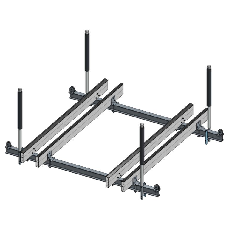 8,000 lb. Aluminum Pontoon Boat Cradle | BH-USA