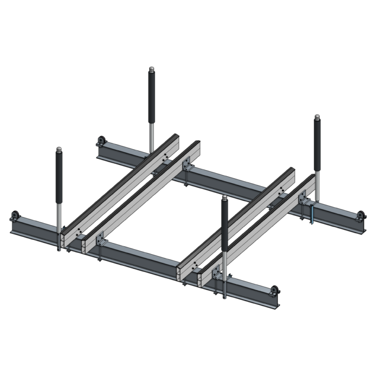 20,000 lb. Aluminum Pontoon Boat Cradle | BH-USA