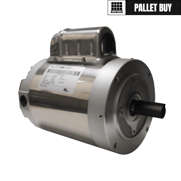 1 HP Elite Boat Hoist Duty Motor with Base | BH-USA